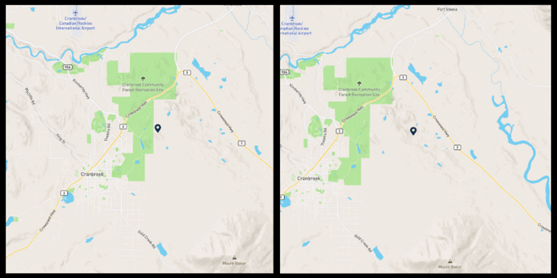 Cranbrook British Columbia Map 9,000 Acre Land Assembly Near Cranbrook