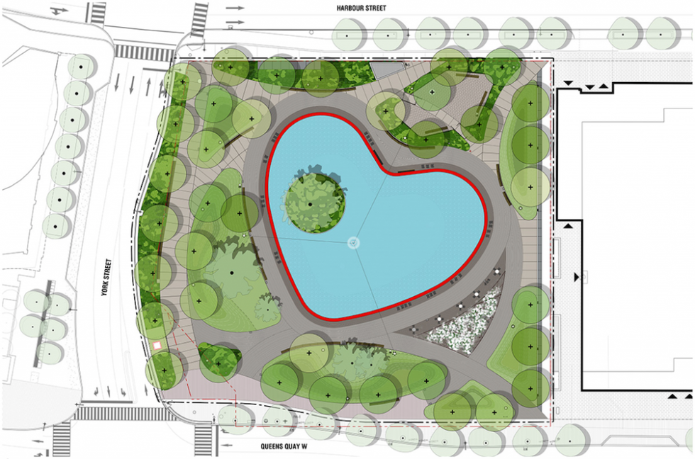 Construction Gearing Up to Begin on Toronto's 'Love Park'