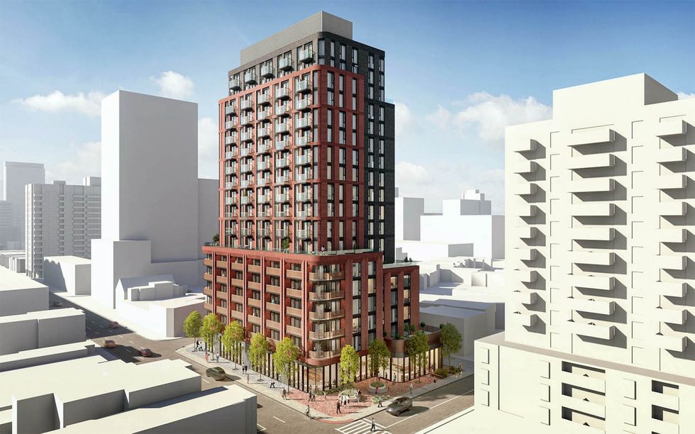 Block of Homes in Junction Triangle Could Become 'Elegant' High-Rise