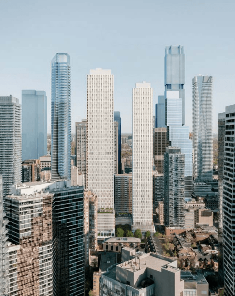 Soaring Two-Tower Development Proposed for Bay Street Corridor