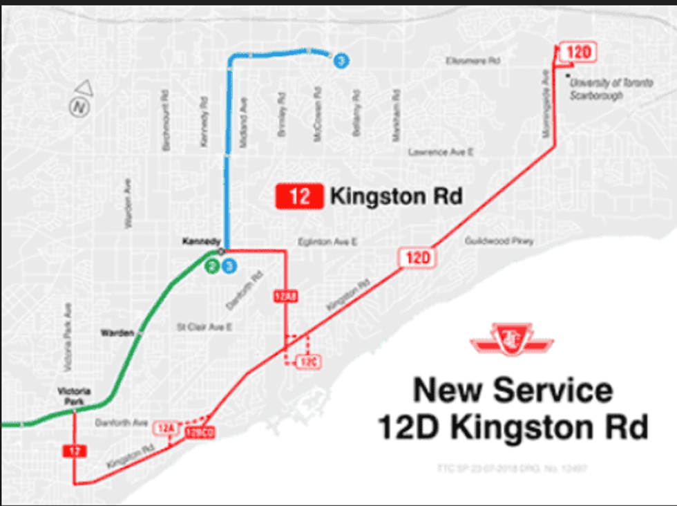 TTC Launches A New Bus Route For Scarborough On Kingston Road - STOREYS