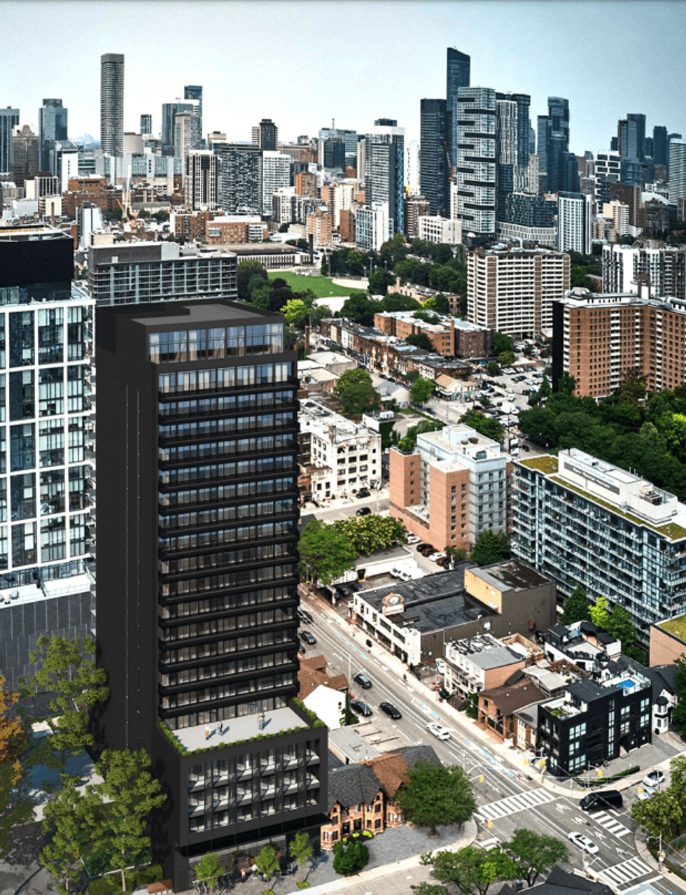 'Contemporary and Slender' Transit-Oriented Tower Proposed in Old Town