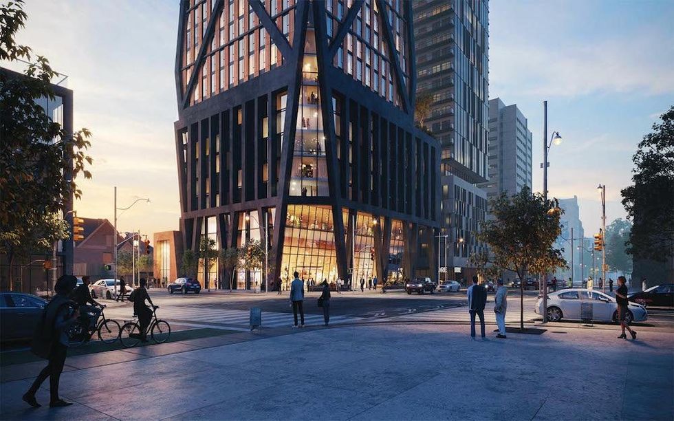 37-Storey Tower Proposed Above Subway Entrance at Spadina and Bloor