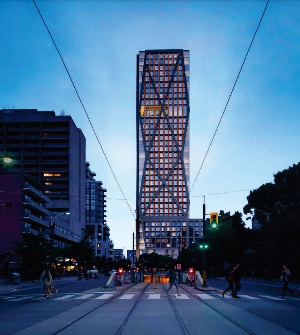 37-Storey Tower Proposed Above Subway Entrance at Spadina and Bloor