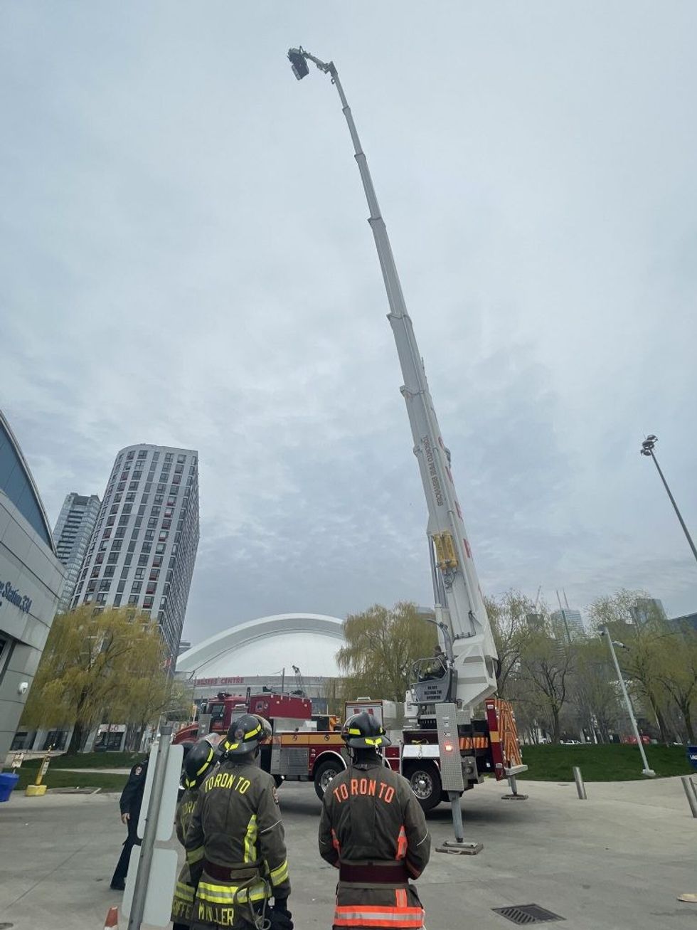 Toronto Just Unveiled North America's Tallest Firefighting Apparatus