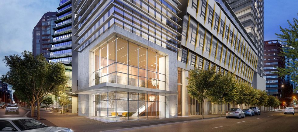 Burrard Place Residential and Office Buildings In Vancouver Now Full