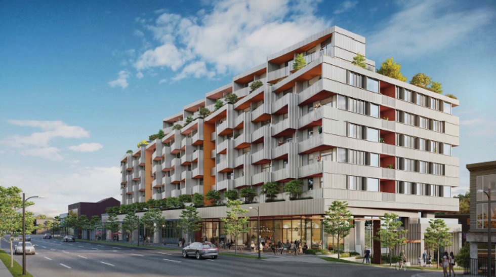 Vancouver East Hastings Getting New 8-Storey Mixed-Use Building