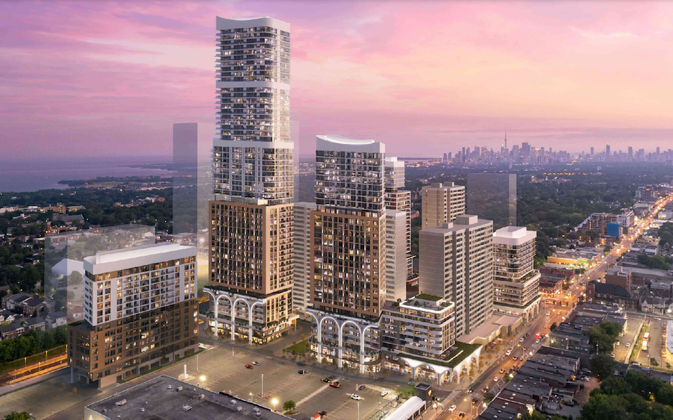 Five Towers Reaching Up To 55 Storeys Planned Near Danforth GO