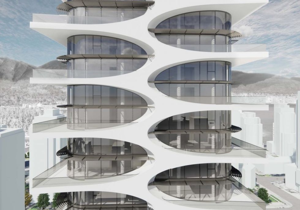 40-Storey 'Exoskeleton' High-Rise Proposed for Vancouver's West End
