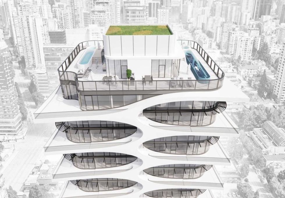 40-Storey 'Exoskeleton' High-Rise Proposed for Vancouver's West End