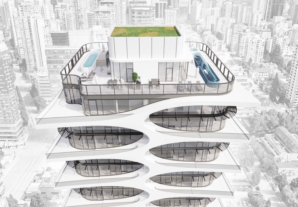 40-Storey 'Exoskeleton' High-Rise Proposed for Vancouver's West End