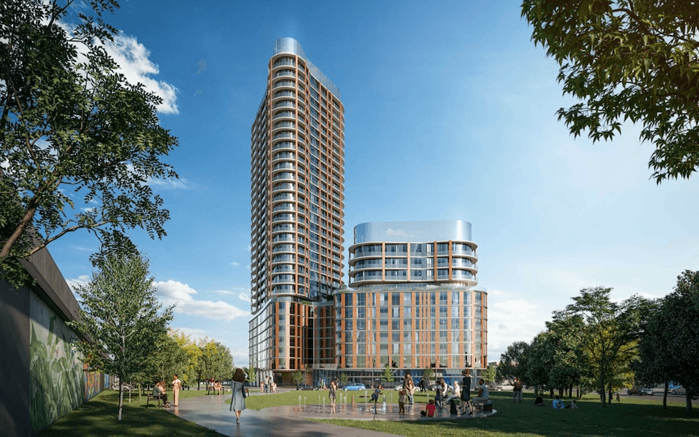 Unique Bathurst Proposal Would Bring Another Flatiron to Toronto