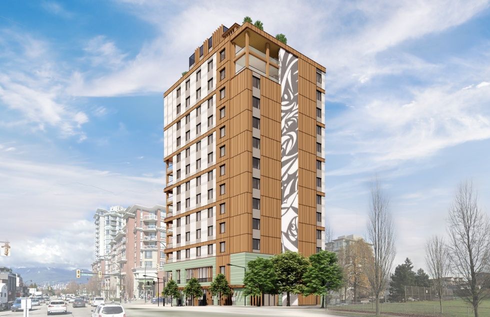 BC Housing Proposing 14-Floor Social Housing Building in East Vancouver