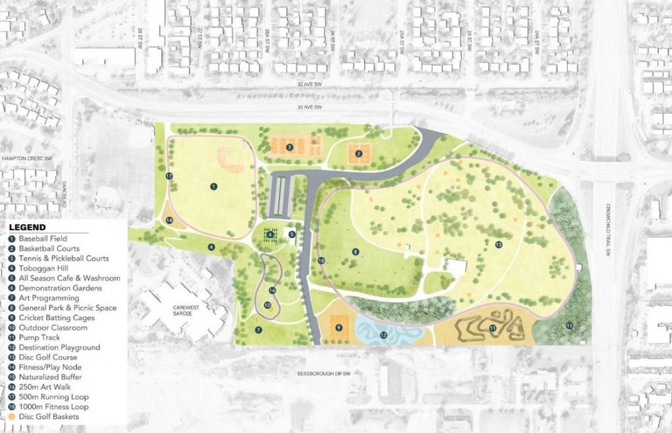 City of Calgary Reveals Two Potential Designs for Richmond Green Park