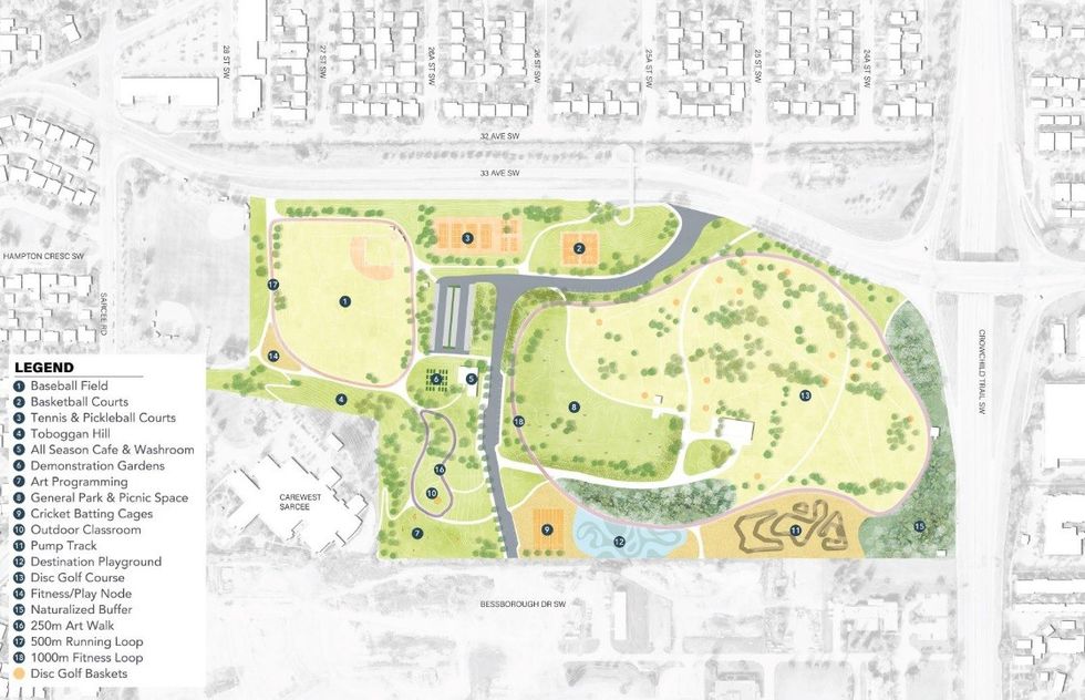 City of Calgary Reveals Two Potential Designs for Richmond Green Park