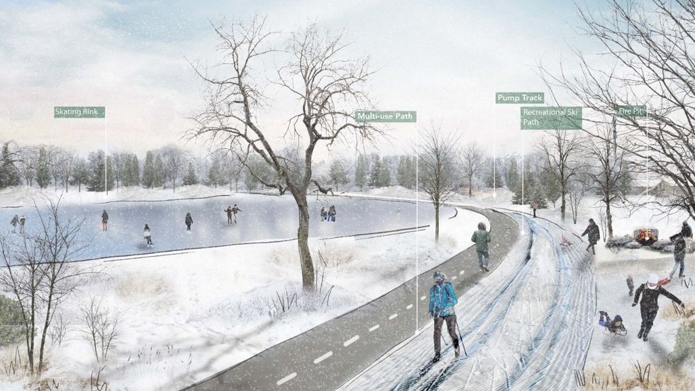 City of Calgary Reveals Two Potential Designs for Richmond Green Park