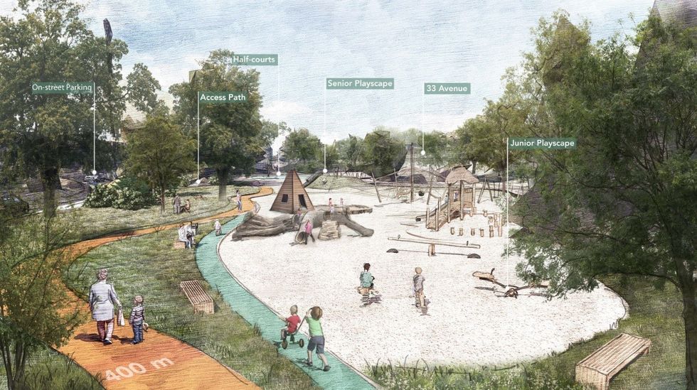City of Calgary Reveals Two Potential Designs for Richmond Green Park