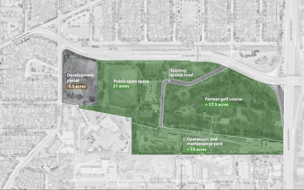 City of Calgary Reveals Two Potential Designs for Richmond Green Park