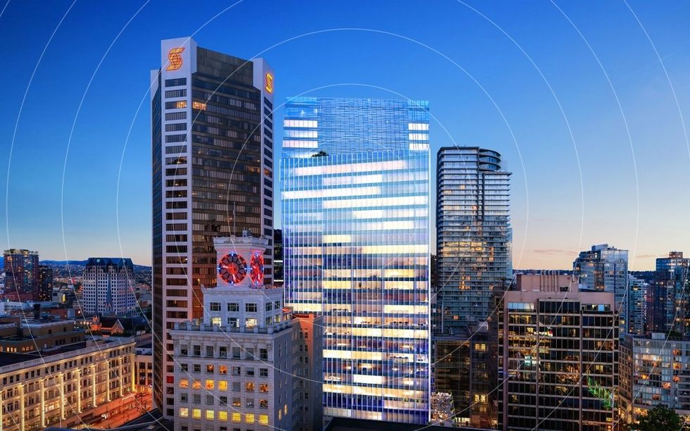 33-Storey Vancouver Centre II Downtown Office Building Now Complete