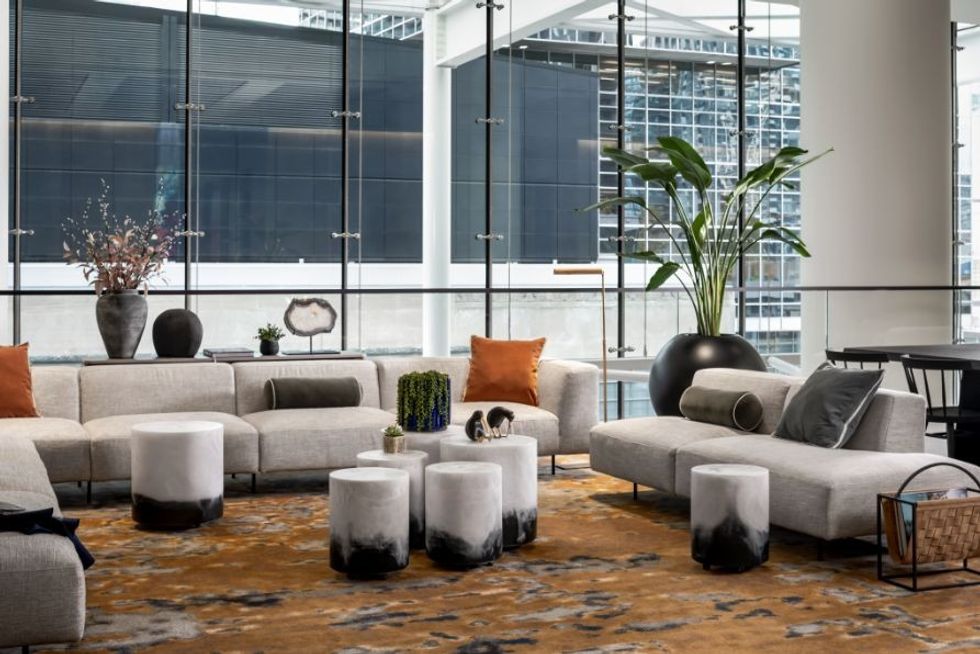 Inside The Canopy, CIBC SQUARE's Exclusive Tenant Lounge