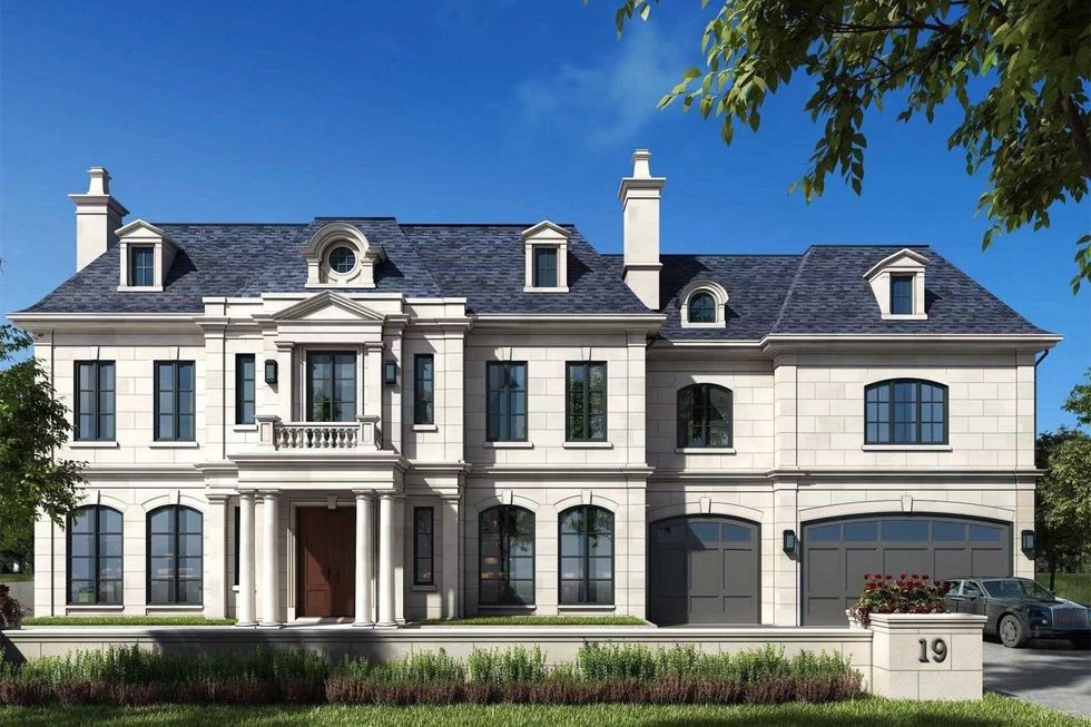 This Unfinished Bridle Path Mansion Boasts Bulletproof Windows