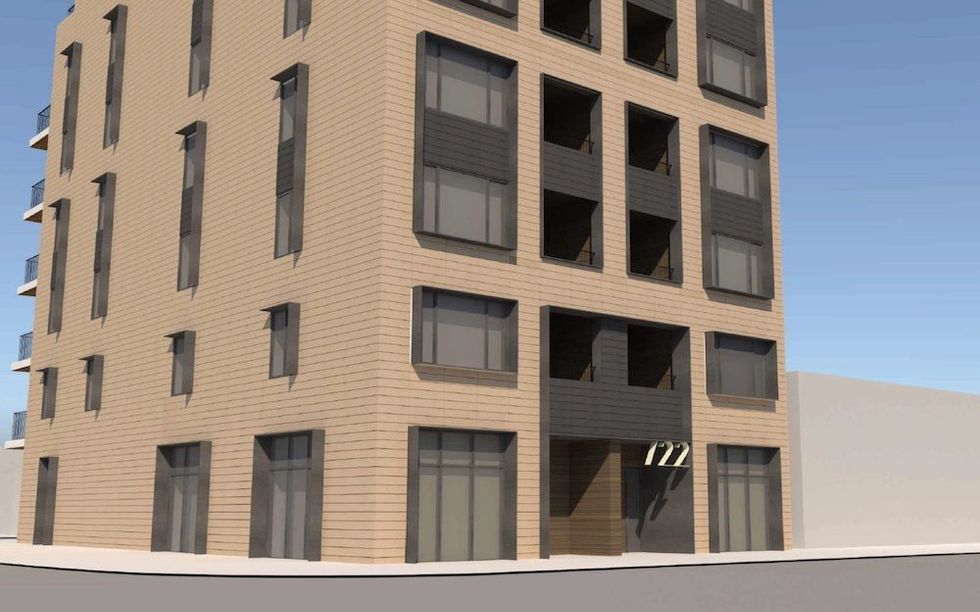 Condo Proposal Near Mimico GO Teases Mass Timber, Private Terraces