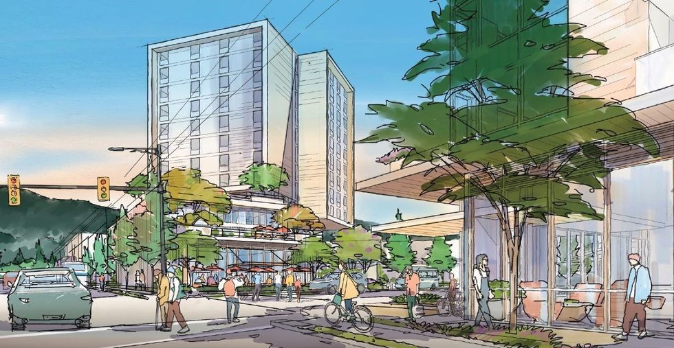 Chard Proposing 26-Storey Tower, 12-Storey Hotel in North Vancouver