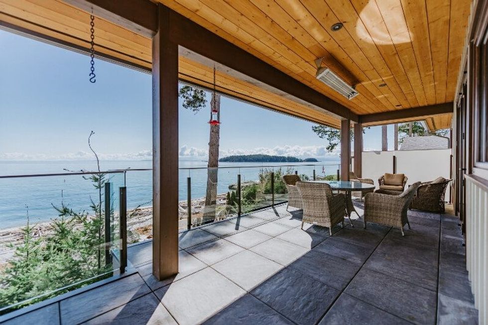 Beautiful Beachfront Sunshine Coast Home in Sechelt Asks $3.5M