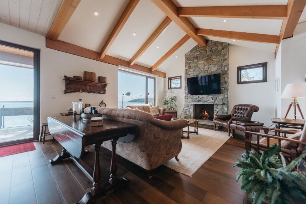 Beautiful Beachfront Sunshine Coast Home in Sechelt Asks $3.5M